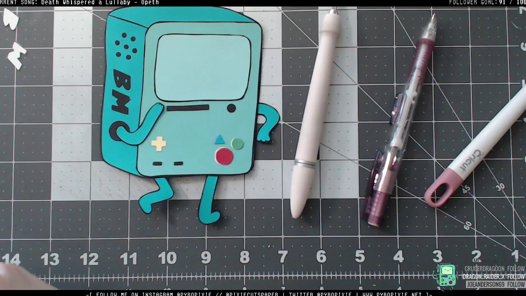 Pixie Cuts Paper - BMO does weird junk when no one is around